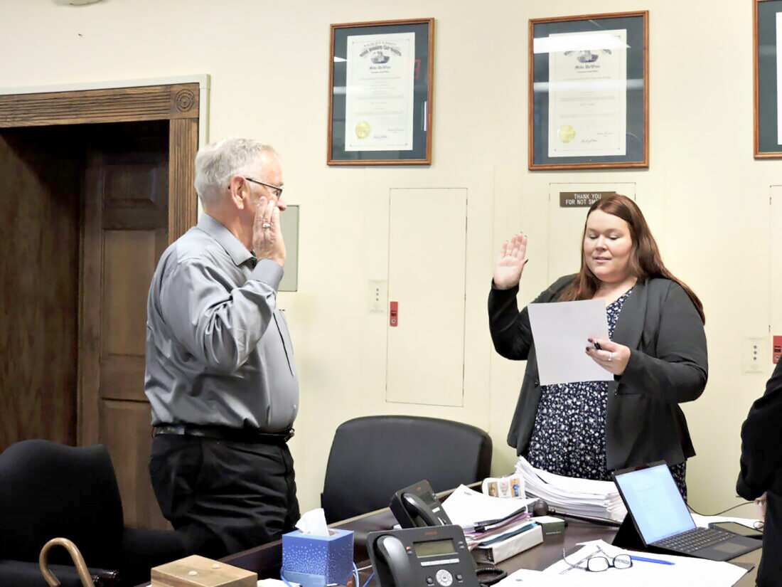 George gets sworn in as Harrison County engineer | News, Sports, Jobs ...